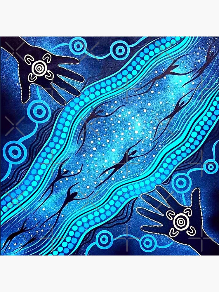 "Native american Aboriginal australian ocean art" Poster for Sale by ...