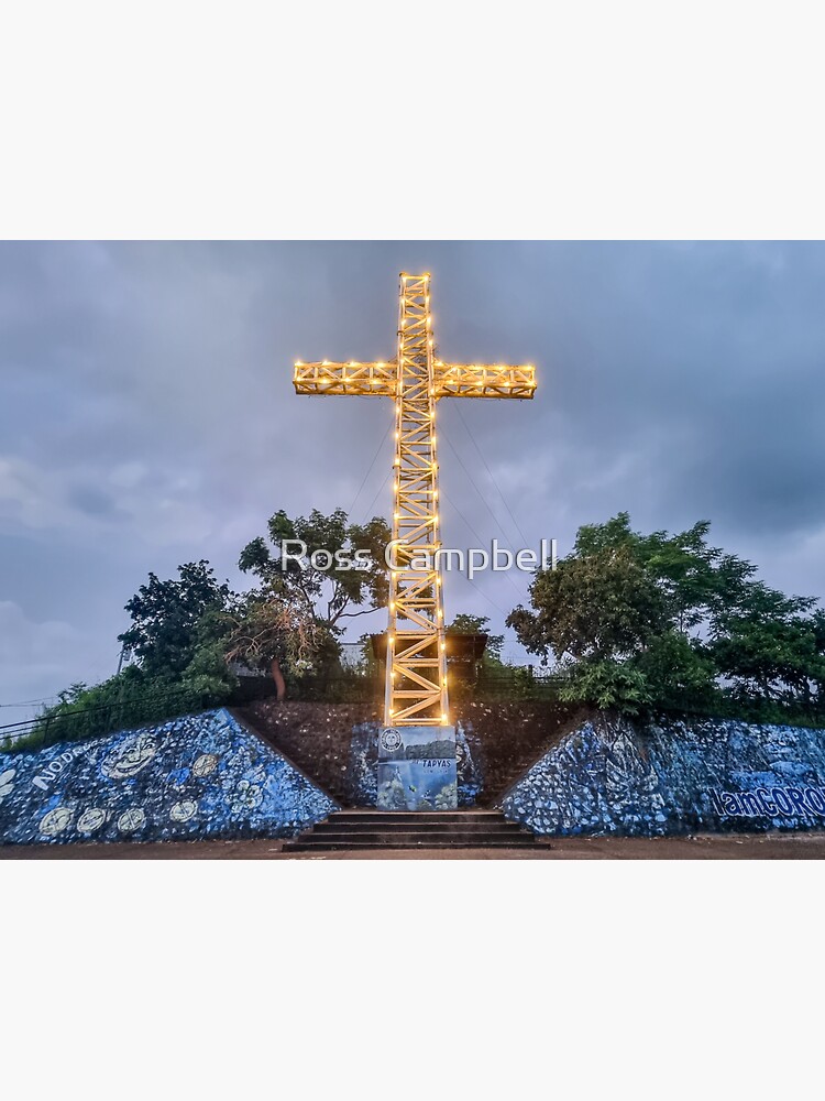 "The Cross, Mount Tapyas, Coron, Palawan, Philippines" Sticker for Sale ...