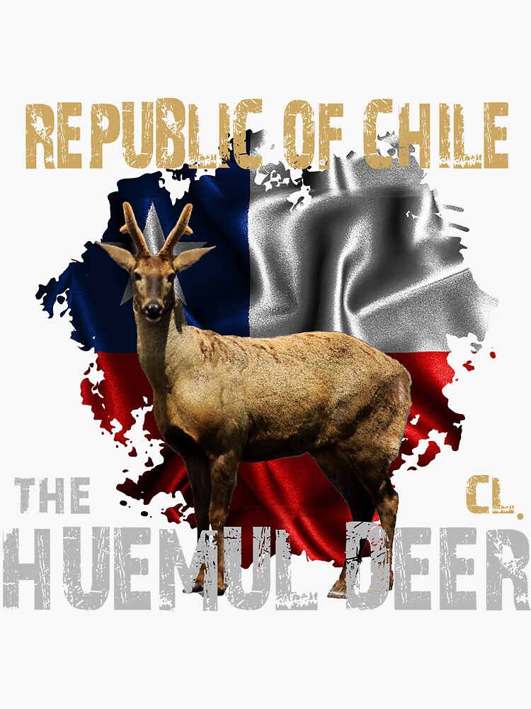 "The huemul deer chile" Sticker for Sale by kicker3656 | Redbubble