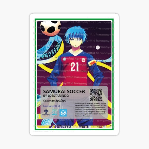 "Samurai Soccer 1" Sticker for Sale by joestarindo | Redbubble
