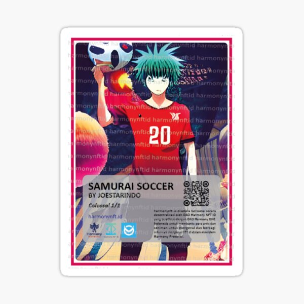 "Samurai Soccer 5" Sticker for Sale by joestarindo | Redbubble