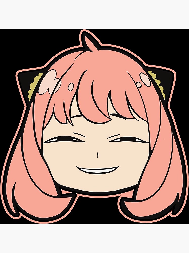 "Anya's Smug Face - Spy X Family" Art Print for Sale by EricJacksonEJ ...