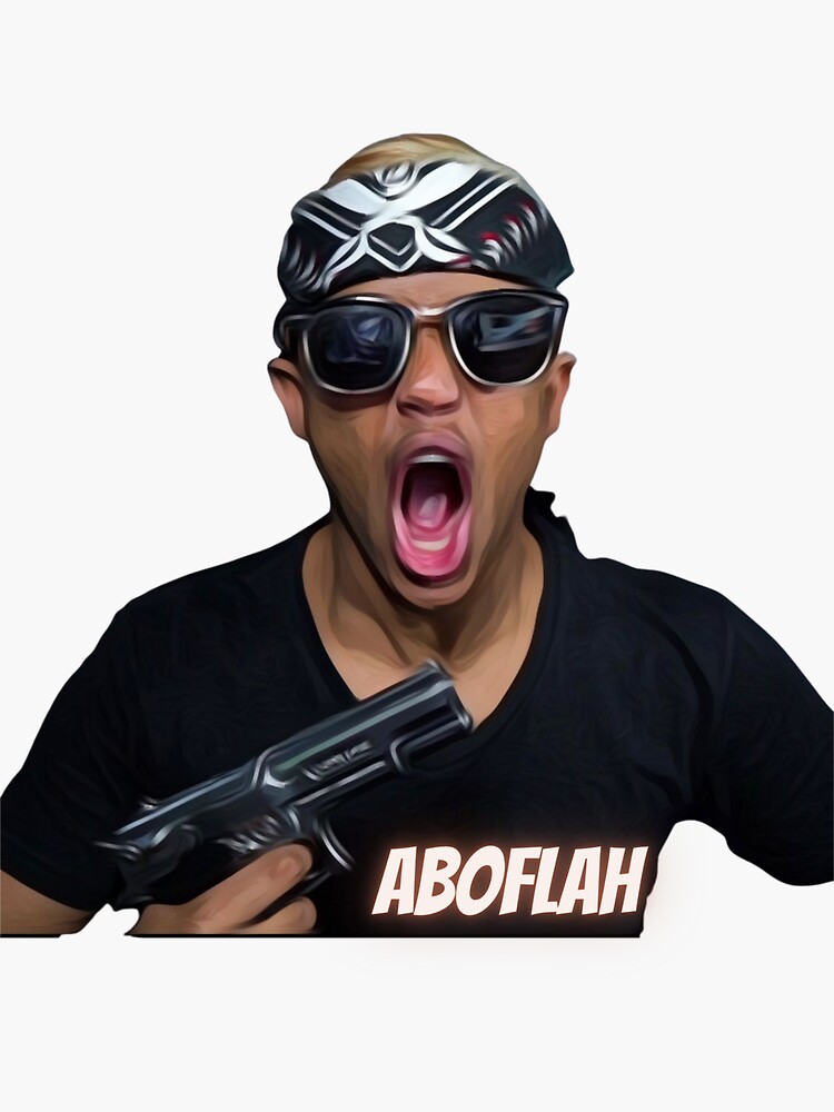"Aboflah Poster" Sticker for Sale by Teenflixs | Redbubble