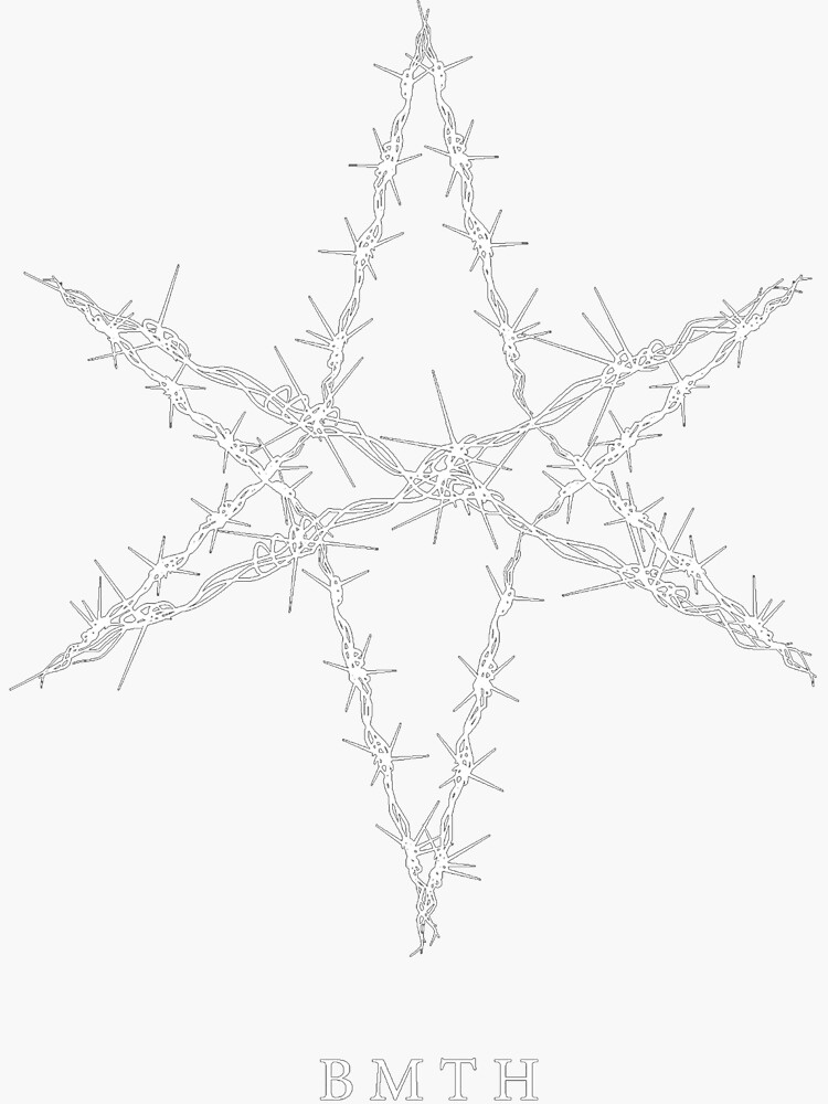 "Logo BMTH Stars" Sticker for Sale by TracyWink | Redbubble