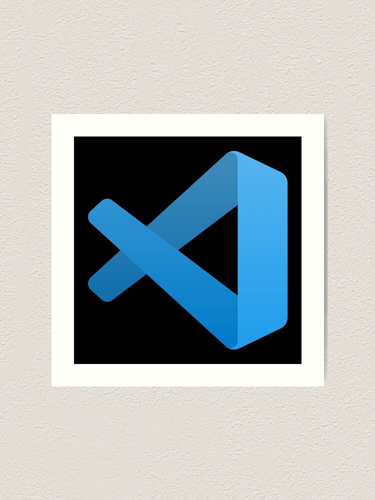 "New Microsoft Visual Studio Code Logo" Art Print for Sale by ...