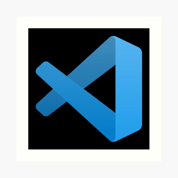 "Vscode - New Microsoft Visual Studio Code Logo" Art Print for Sale by ...