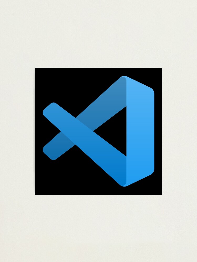 "Vscode - New Microsoft Visual Studio Code Logo" Photographic Print for ...
