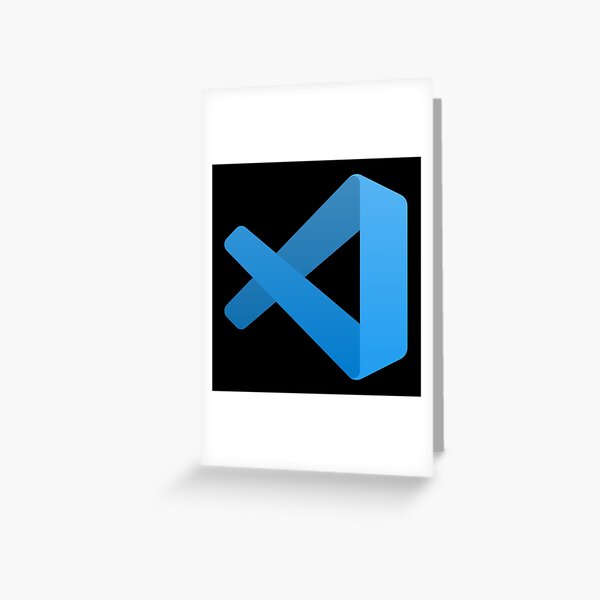 "Vscode - New Microsoft Visual Studio Code Logo" Greeting Card for Sale ...