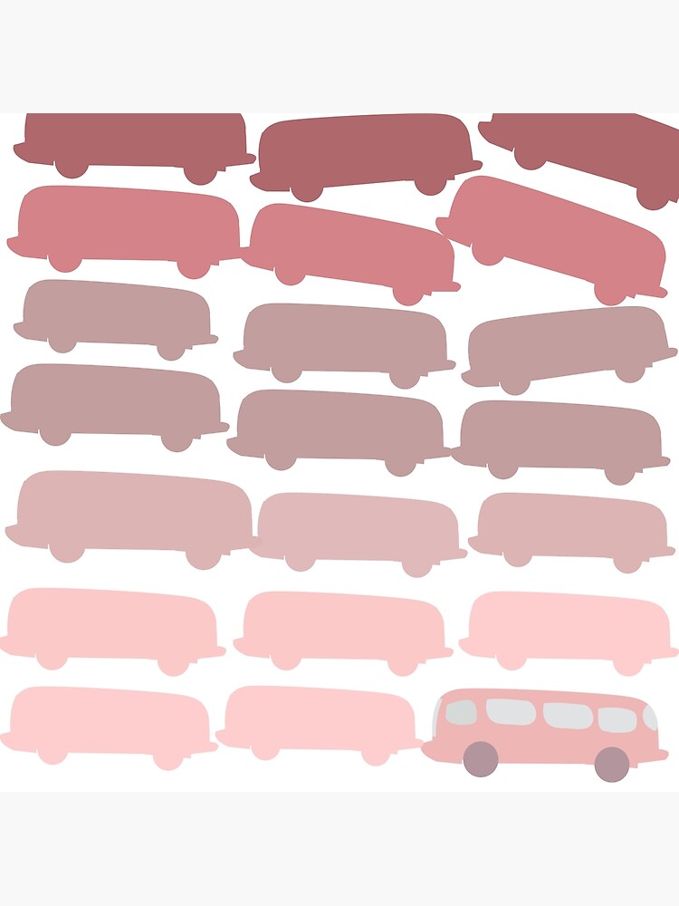 "Bus background image in pastel brown tones." Poster for Sale by NumDEE ...