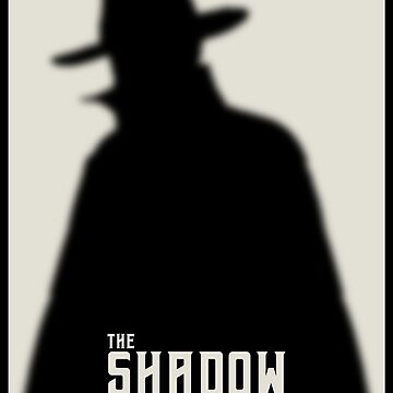 "The Shadow Poster" Sticker by Roller711 | Redbubble