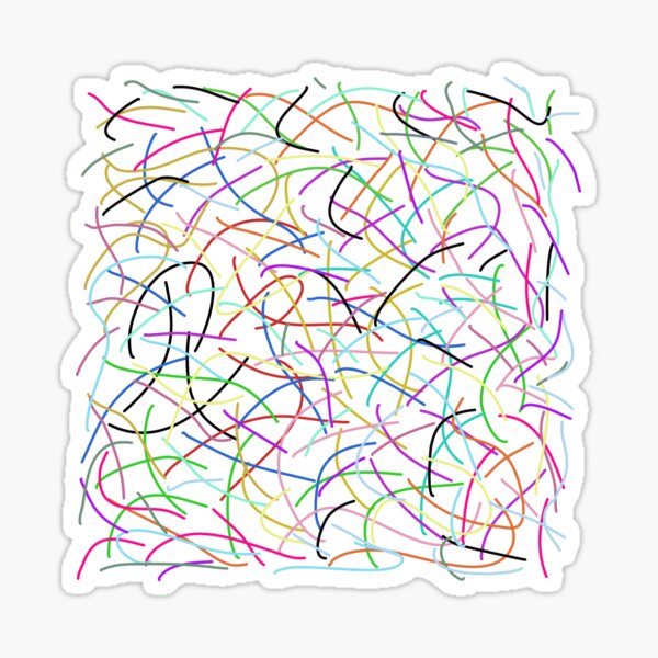 "Background image of stripes with various colors" Sticker for Sale by ...