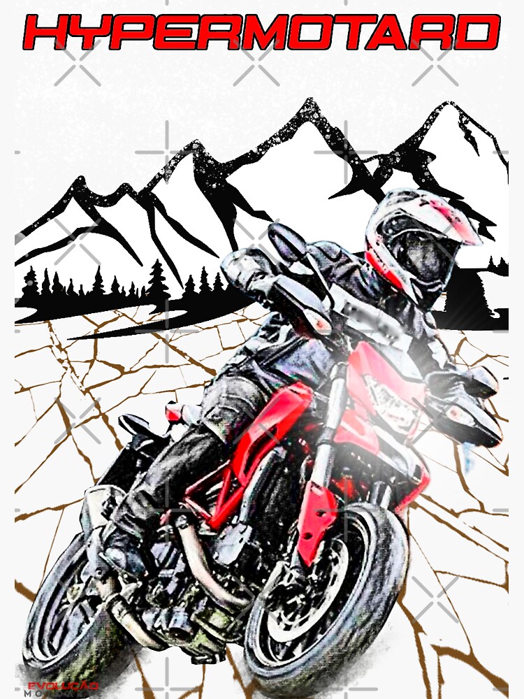 "Ducati Hypermotard 939 " Sticker for Sale by Evomotoarte | Redbubble