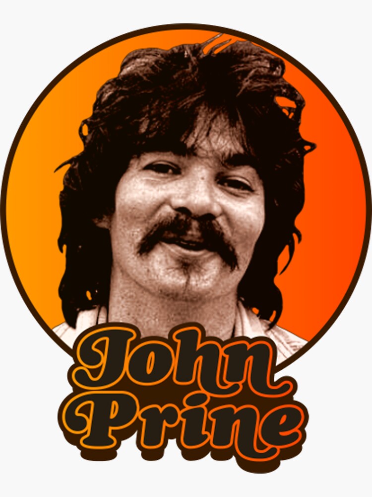 "John Prine" Sticker for Sale by tonescuss | Redbubble