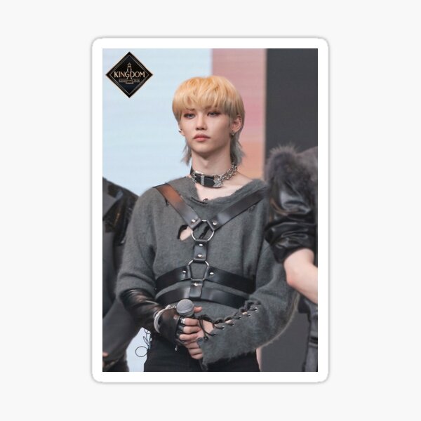 "FELIX STRAY KIDS" Sticker for Sale by VictoriaKorean | Redbubble