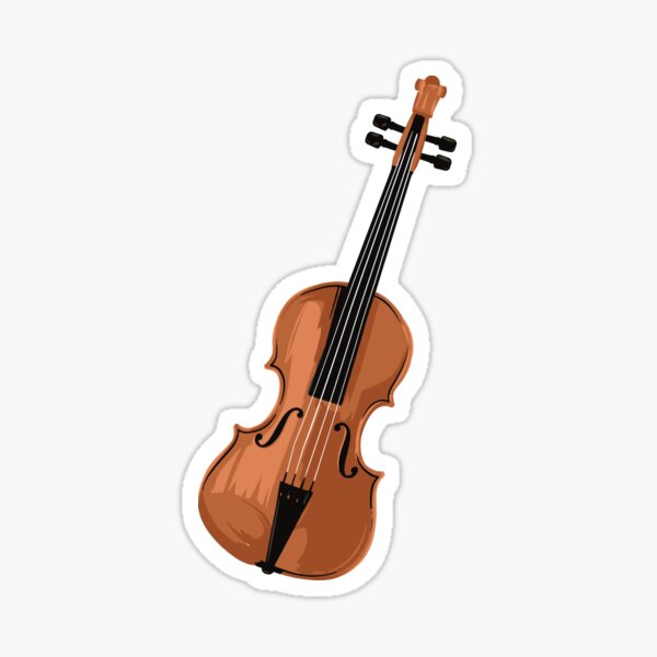 "violin" Sticker for Sale by DerSenat | Redbubble