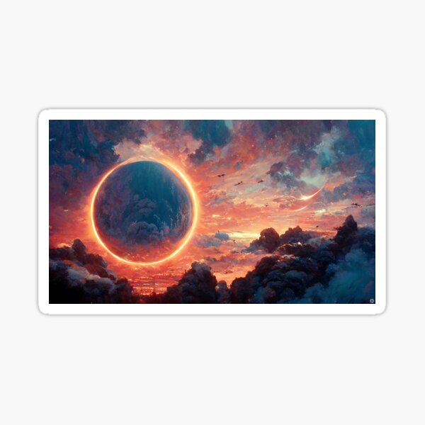 "Sky Hole" Sticker for Sale by RicoInStudios | Redbubble