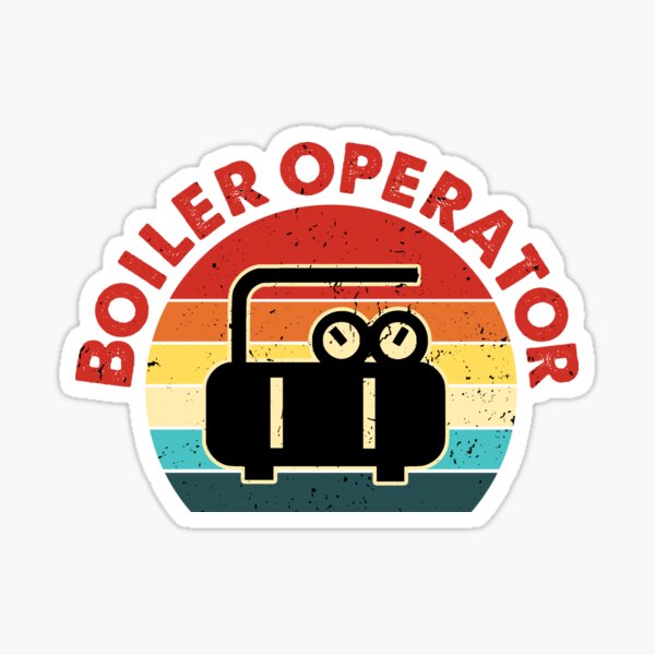 "Boiler Operator Vintage Retro" Sticker for Sale by NestaReign | Redbubble