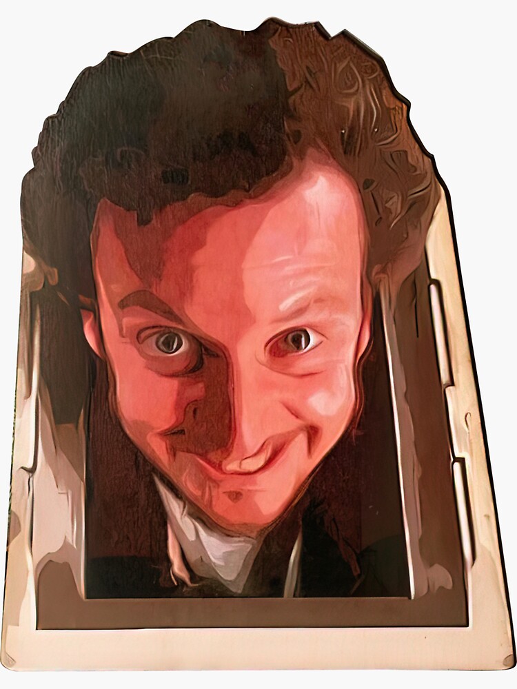 "Home Alone Marv Doggy Door" Sticker for Sale by sparmelin | Redbubble