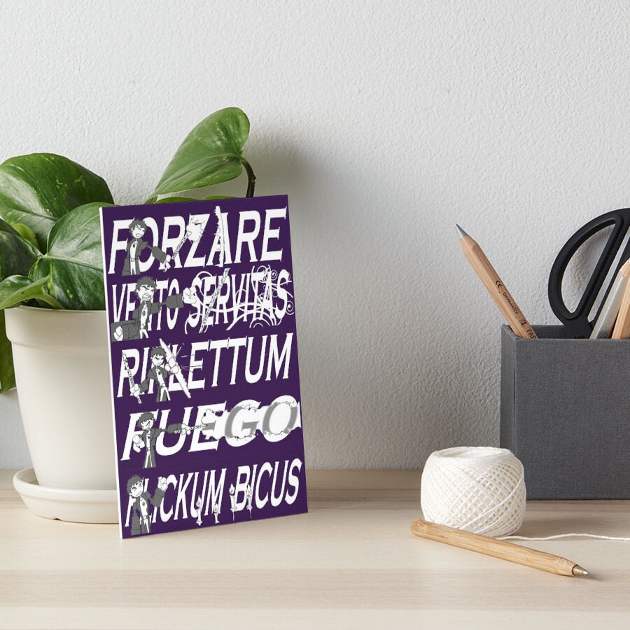 "Dresden Files - Spells (Transparent)" Art Board Print for Sale by ...