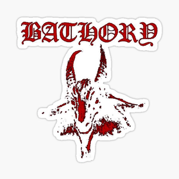 "best of bathory red logo" Sticker for Sale by janejasmine4 | Redbubble