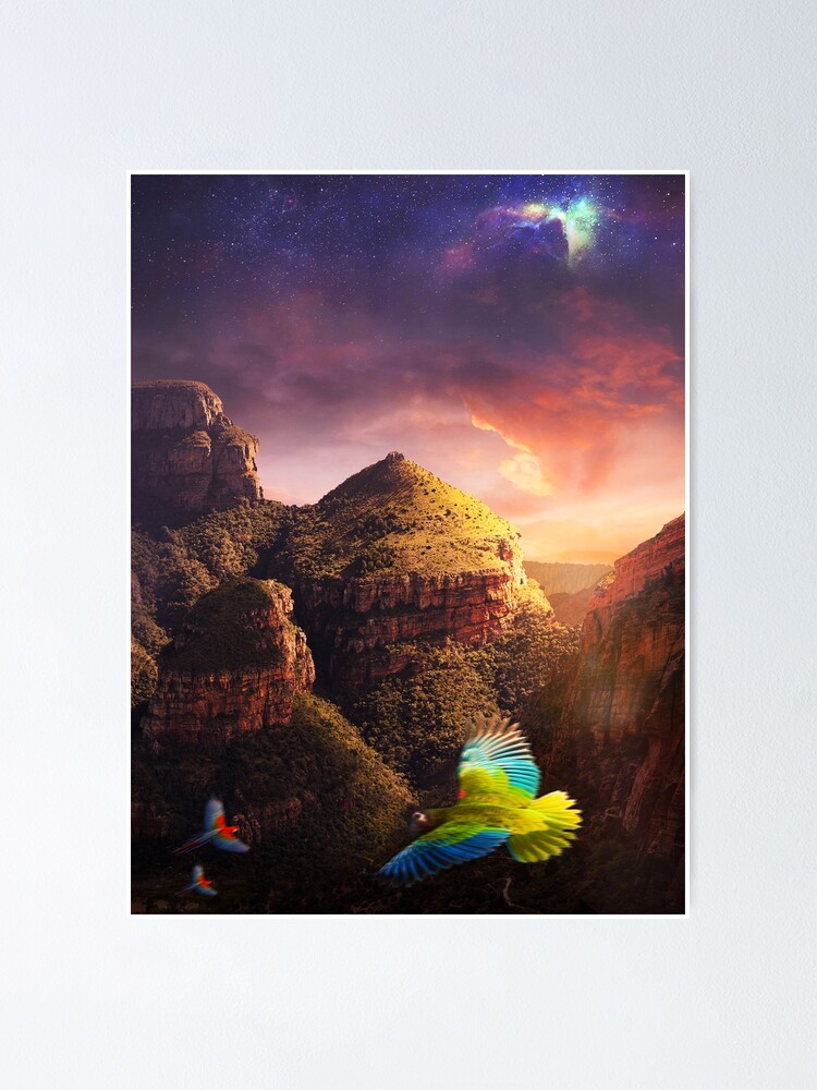 "Bird Valley" Poster for Sale by Shaheen01 | Redbubble