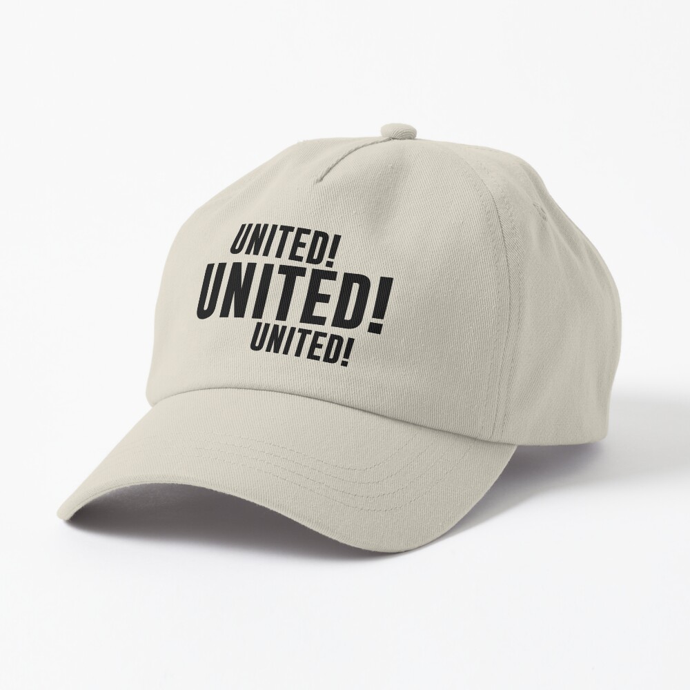 "United! United! United! Black" Sticker for Sale by supermanc | Redbubble