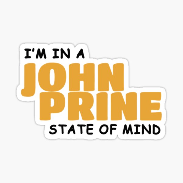 "John Prine" Sticker for Sale by tonescuss | Redbubble