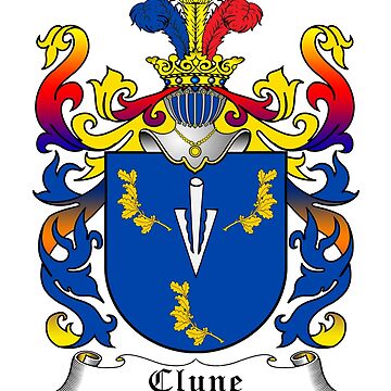 "CLUNE FAMILY CREST" Sticker for Sale by CathalDevlin | Redbubble