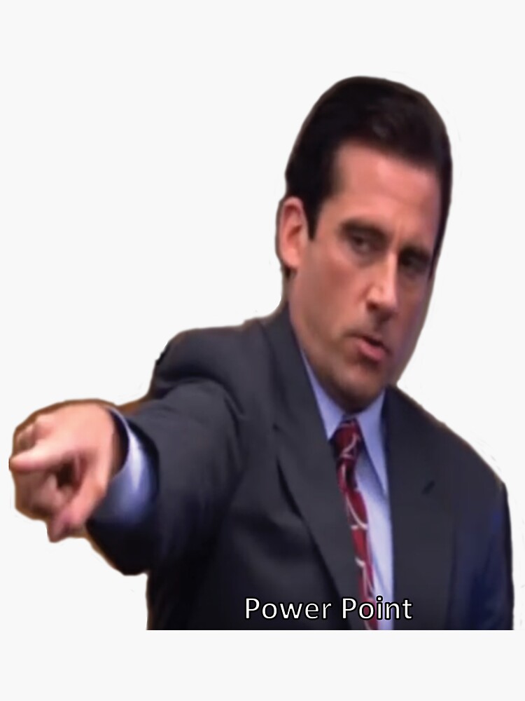 "PowerPoint" Sticker for Sale by ThinkinFlicka | Redbubble