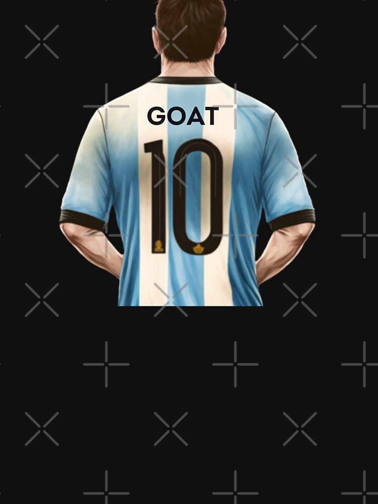 GOAT Name And Number - Lionel Messi Argentina T-Shirt Designed & Sold ...