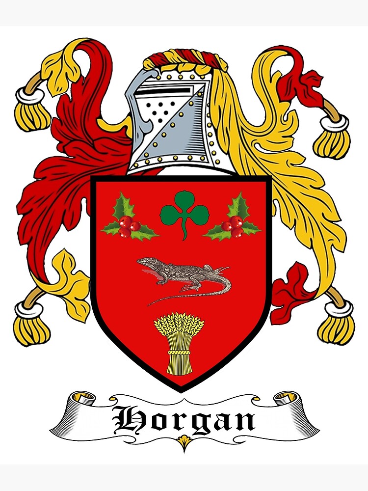 "HORGAN FAMILY CREST" Poster for Sale by CathalDevlin | Redbubble