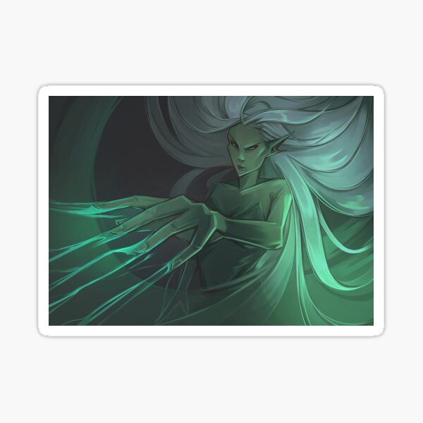 "Undead mermaid" Sticker for Sale by sonatacreates | Redbubble
