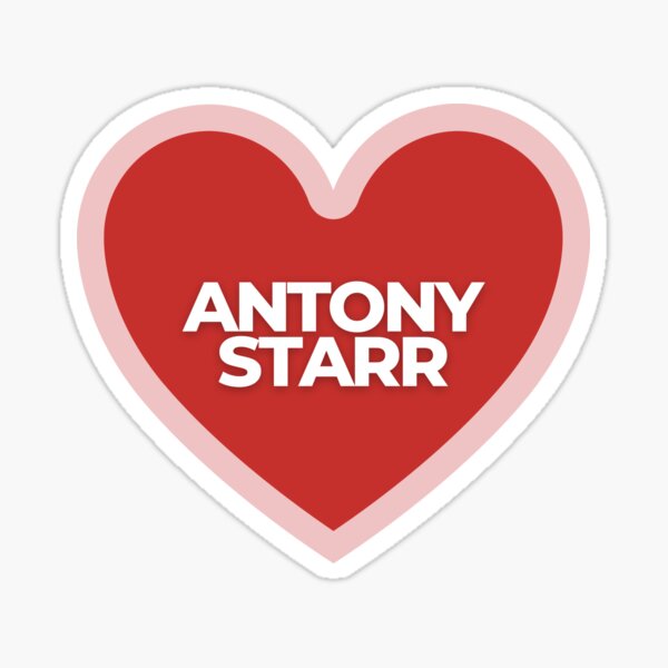 "I Heart Antony Starr" Sticker for Sale by Itsheartshop | Redbubble