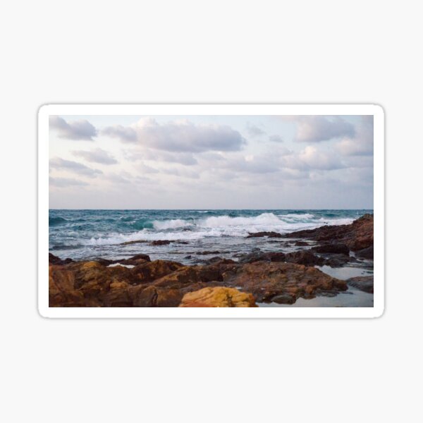 "Sea in Crete" Sticker for Sale by Barbonetor | Redbubble