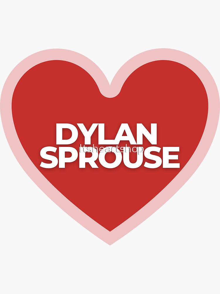 "I Heart Dylan Sprouse" Sticker for Sale by Itsheartshop | Redbubble