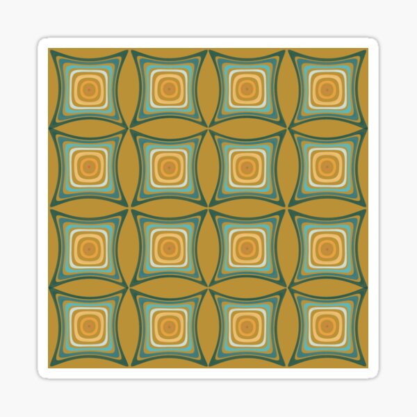 "Petrol on mustard yellow" Sticker for Sale by Diebuchmoewe | Redbubble