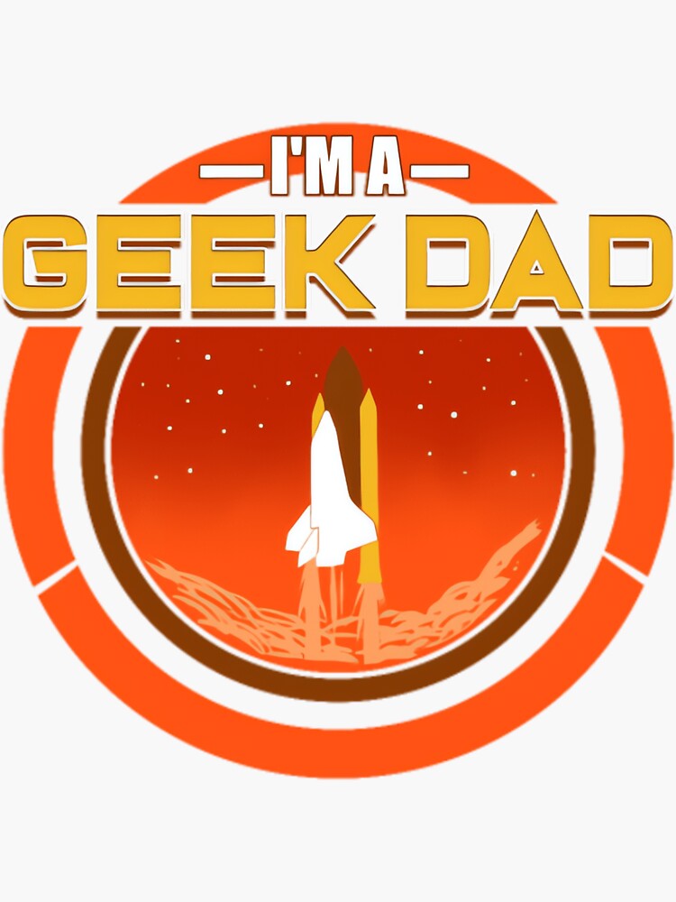 "Geek Dad" Sticker for Sale by mhdeilesannp | Redbubble
