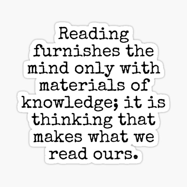 "John Locke Quote" Sticker for Sale by The-Quote-House | Redbubble