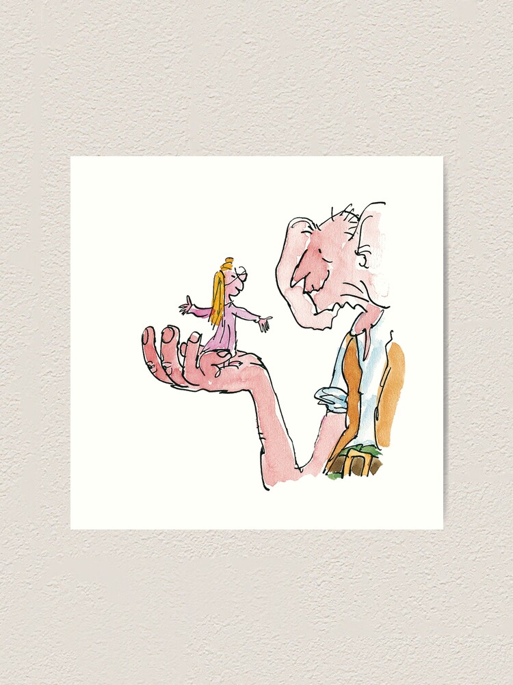 "The BFG and Sophie Roald Dahl / Quentin Blake " Art Print for Sale by ...