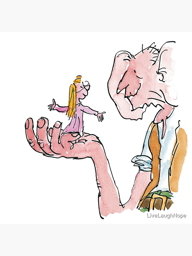 "The BFG and Sophie Roald Dahl / Quentin Blake " Poster for Sale by ...