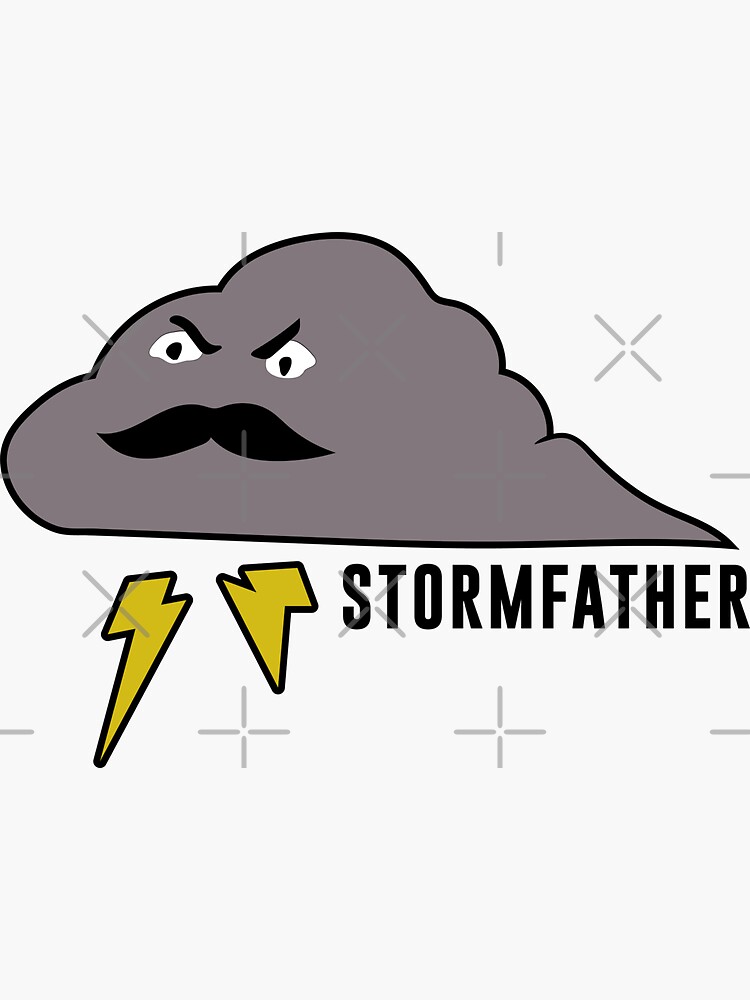 "Stormfather Shirt The Stormlight Archive" Sticker for Sale by ...
