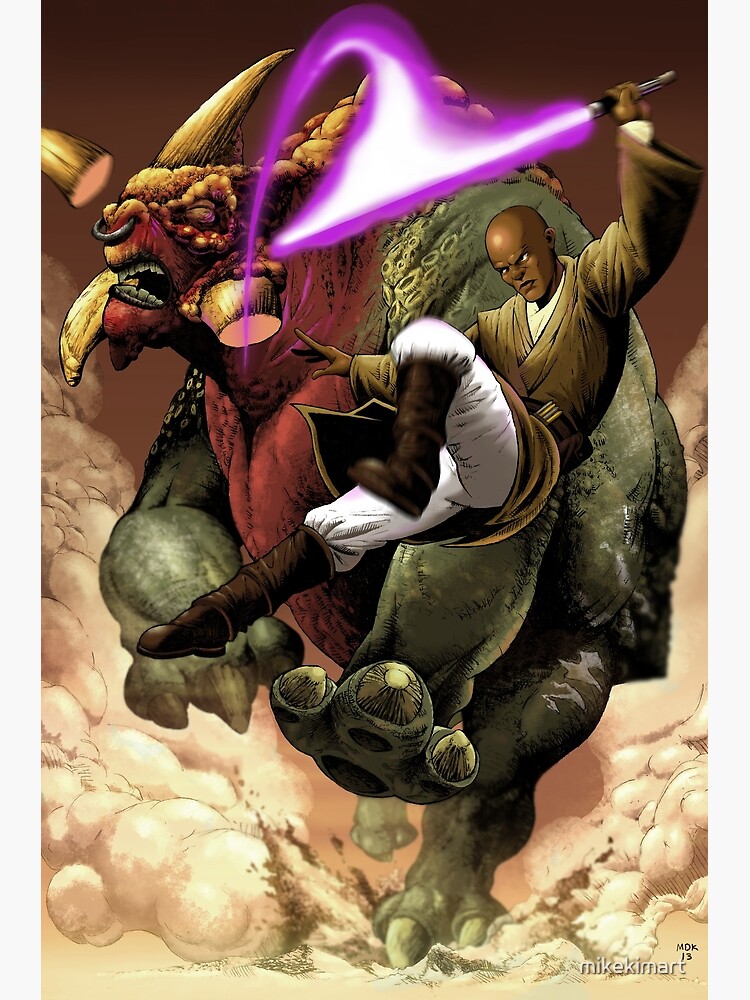 "Mace Windu" Poster by mikekimart | Redbubble
