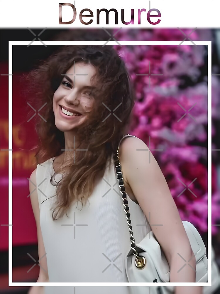 "Demure | Beautiful words and pictures" Poster for Sale by The-Aurora ...