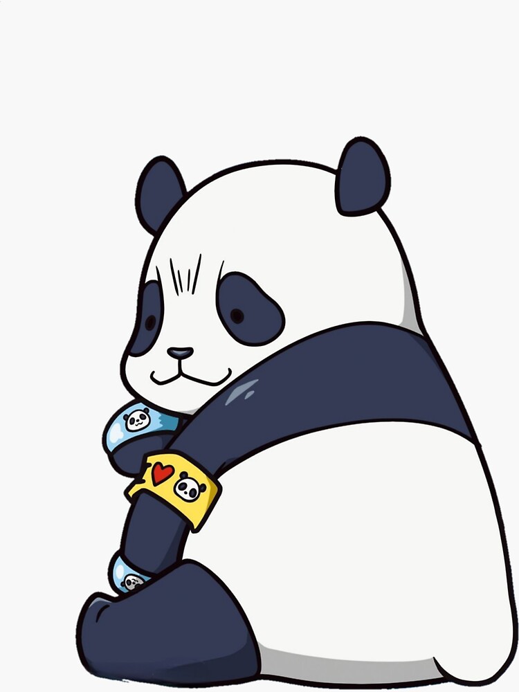 Panda Jjk Sticker For Sale By Salgado90 Redbubble