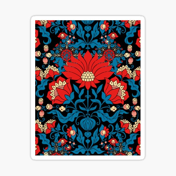 "Traditional Patterns" Sticker for Sale by MYWMC | Redbubble