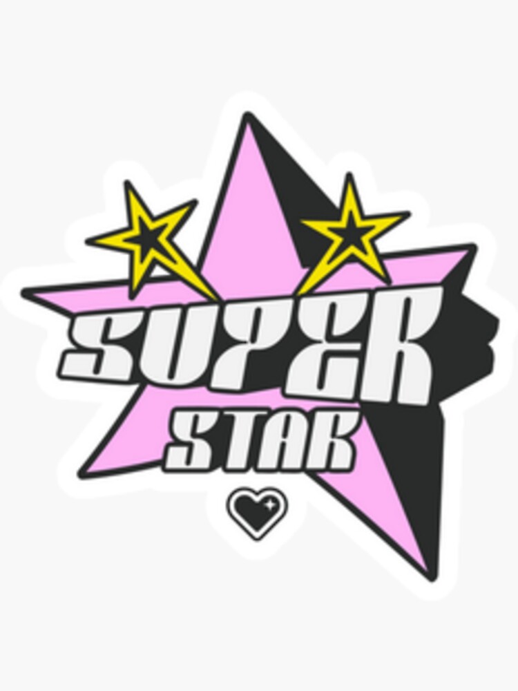 "Super star" Sticker for Sale by ATM0SPHEREE | Redbubble