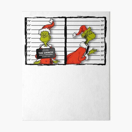 "Dr. Séúss The Grínch Mugshot, The Grínch, Grínches, Grínchmas" Art ...