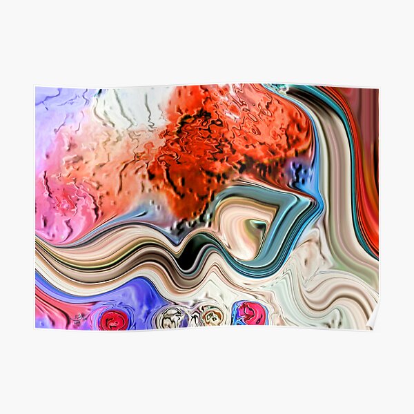 "Al Mujib Al Mujeeb Allah Name modern calligraphy painting" Poster by ...