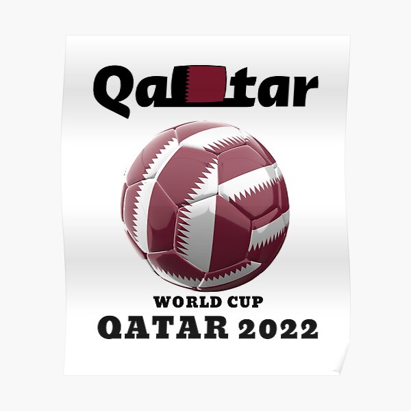"Qatar Football Team World Cup Qatar 2022" Poster for Sale by shoponow ...