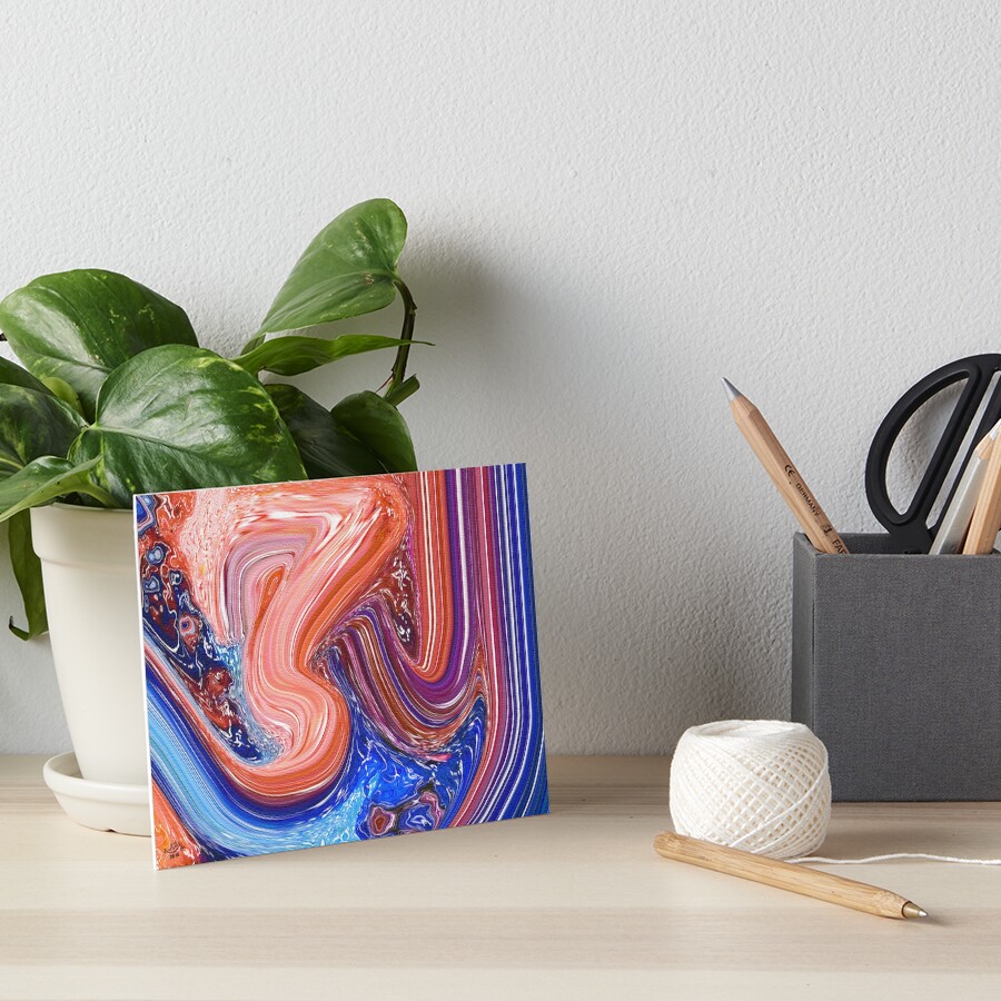 "Al Hayyu Al Hayyu Allah name modern calligraphy painting" Art Board ...